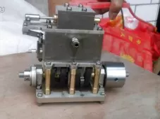 箱体式直列双缸气动蒸汽发动机模型