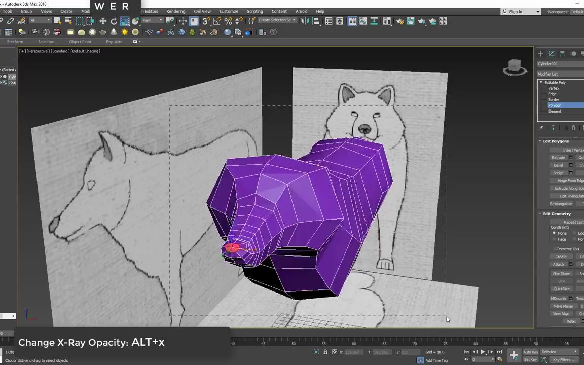 Autodesk3dsMax狗建模