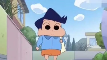 #蜡笔小新#新之助把小白留在外边,自己跑回家看动画片