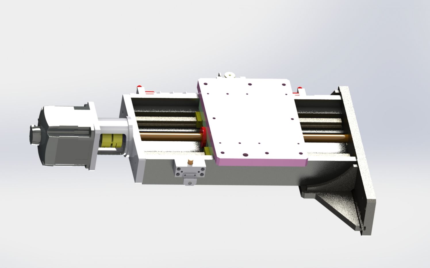 SolidWorks非标设计教程:伺服电机丝杆升降组件设计