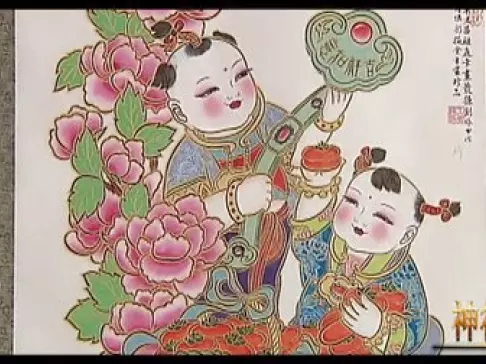 华夏年画美 文昌祖庭根——追忆文昌祖庭门神年画(下期)