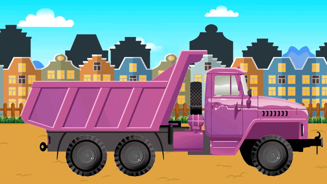 大卡车组装运输货物,吊车来帮忙一起完成任务