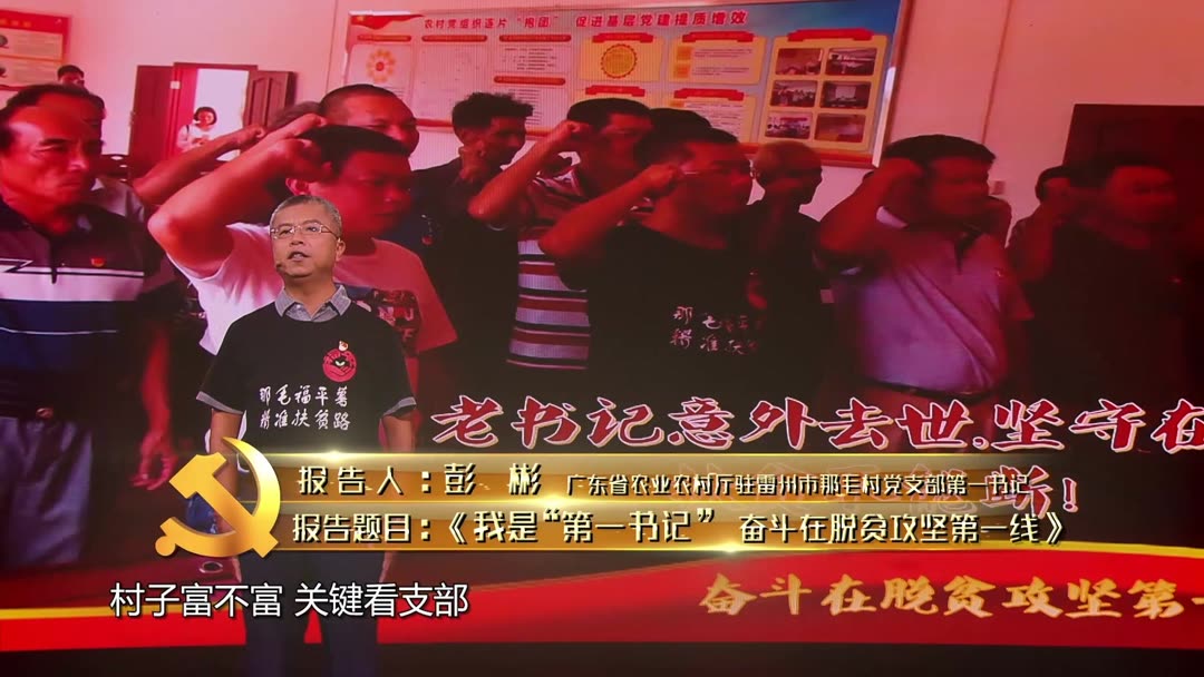 广东省“不忘初心、牢记使命”主题教育先进事迹报告会