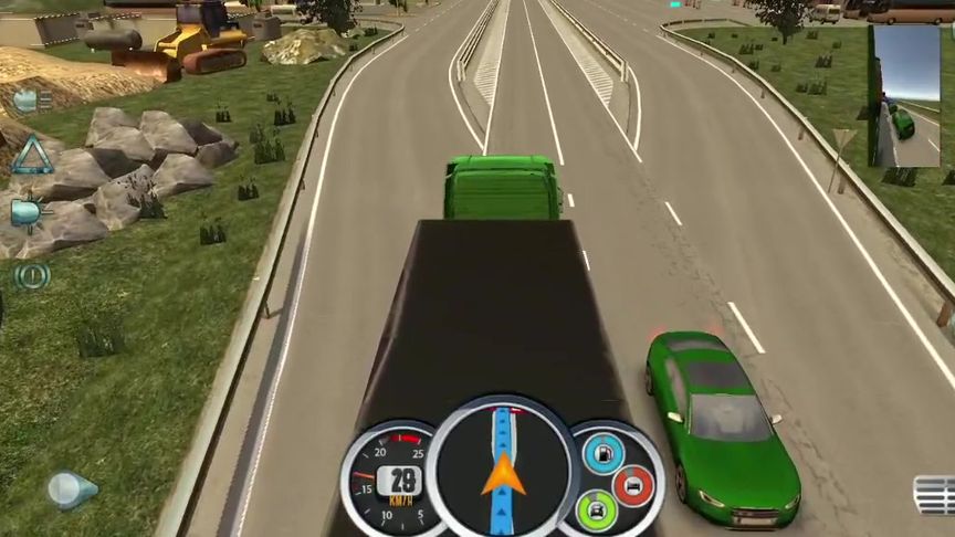 #欧洲卡车司机2018无限金币版 #危险动作请勿模仿 #手机游戏