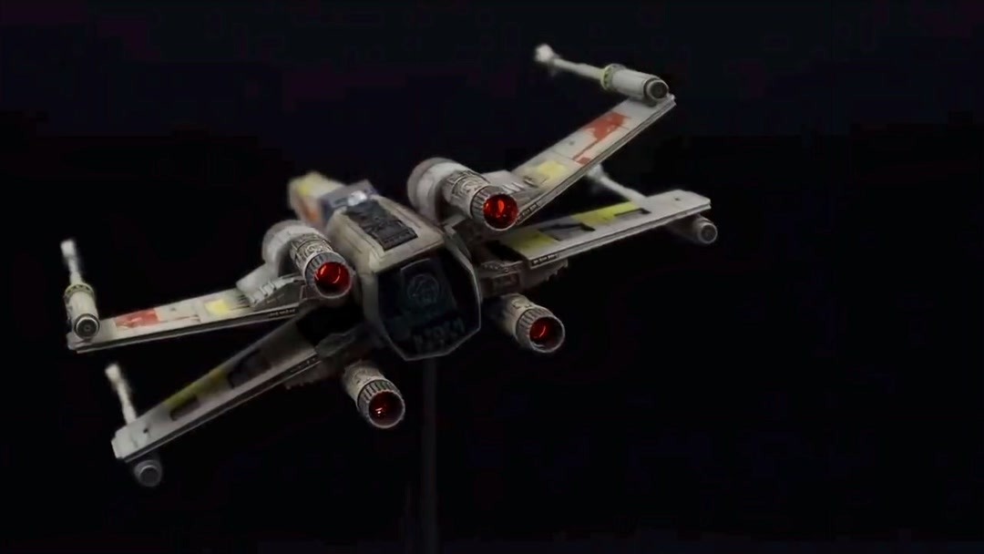 x翼1-72万代星球大战比例模型制作