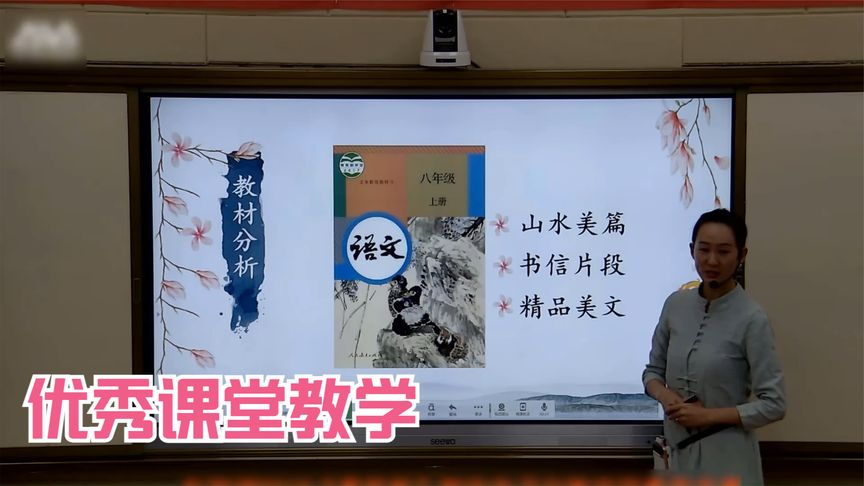 优秀语文说课教学展示,《与朱元思书》,女老师带我们悟课堂魅力