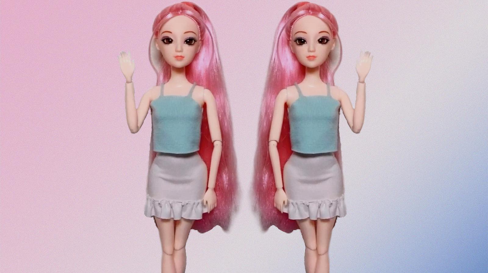 手工娃衣教程,花几分钟给芭比娃娃做套衣服吧!比买的还好看!