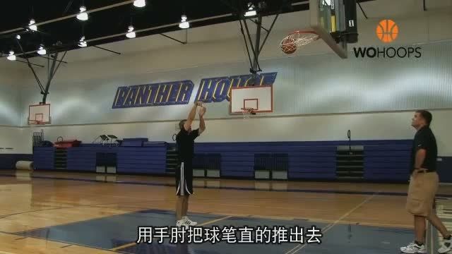 投篮-双手肩上投篮基本动作介绍