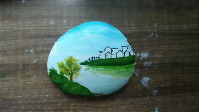 原创适合新手学习的绘画风景作品,简单的技法,详细的视频教程