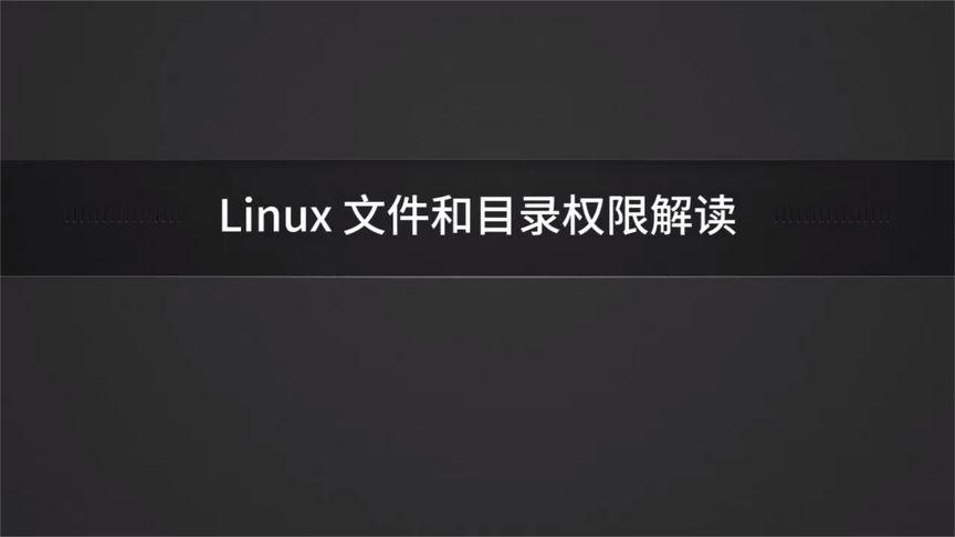 【Linux 用户、群组和权限】05-Linux 文件和目录权限解读