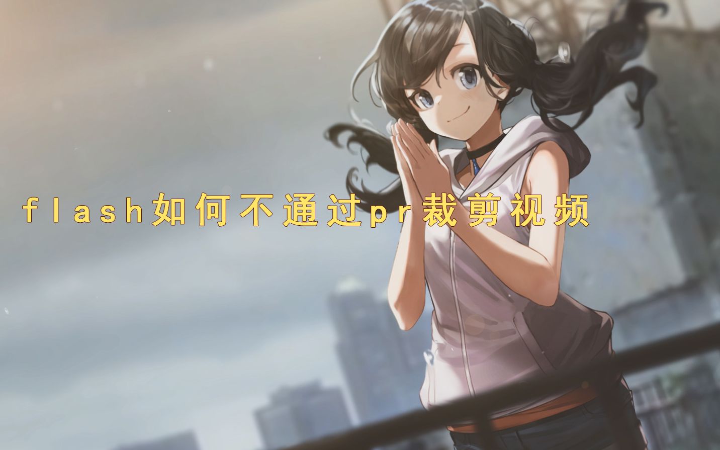 如何不通过pr用flash进行剪辑