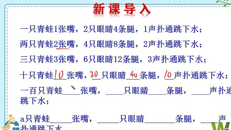 七年级上册数学第一讲之认识代数式入门课程详解