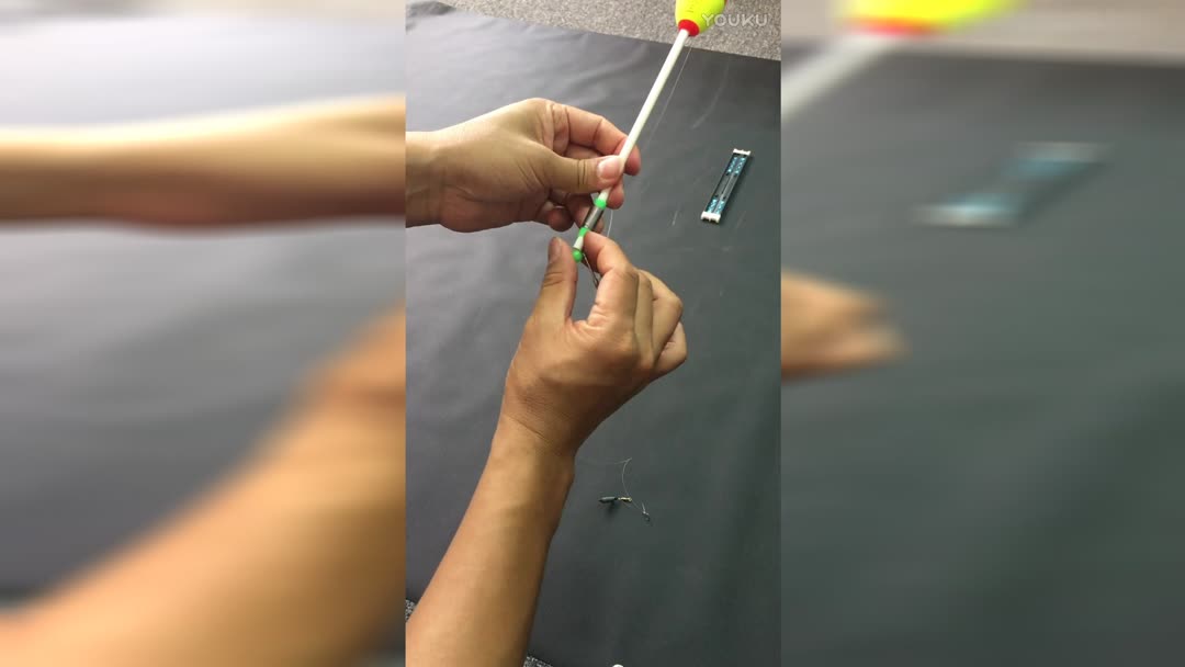 我爱发明自动钓鱼漂安装上机关方法