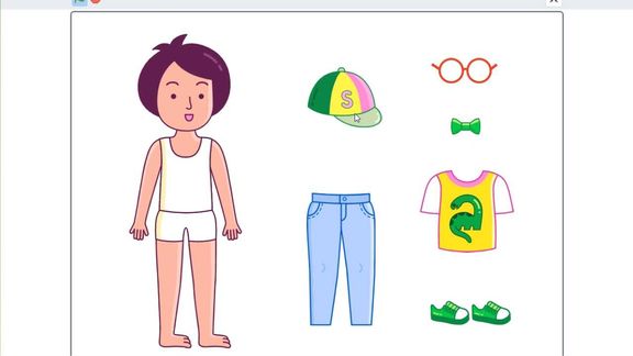 scratch换装小游戏