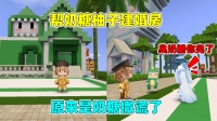 迷你世界小王子生存 第300集 迷你世界:建造新美食村!给奶糖柚子建婚房
