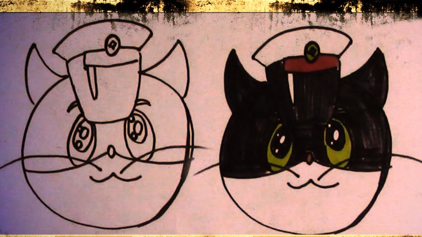 黑猫警长创意益智简笔画:六一儿童节陪孩子看动画片学画画