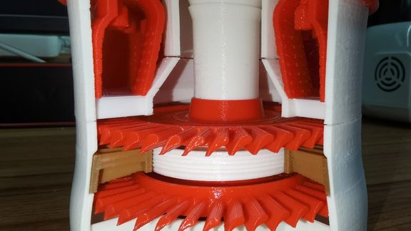 帅气F22发动机模型组装视频