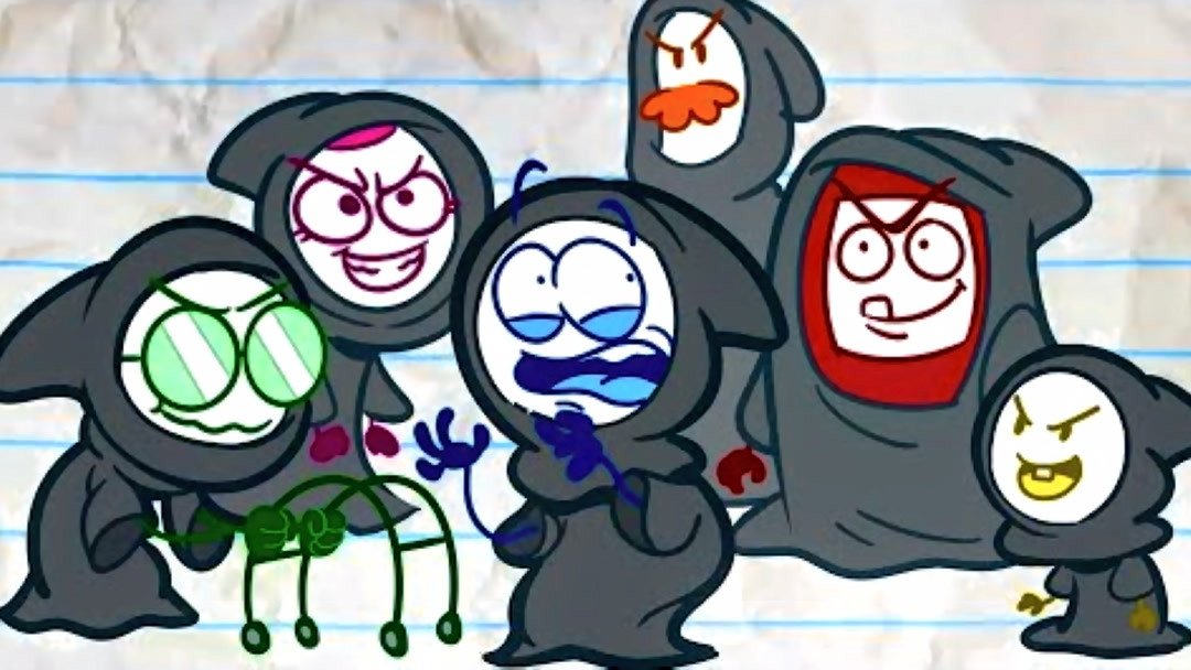 铅笔动画:有趣的校园生活,铅笔人的新校服好看吗?