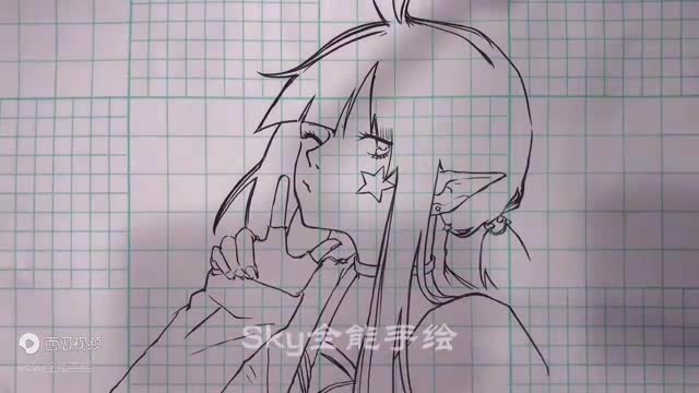 教你徒手绘画凹凸世界凯莉