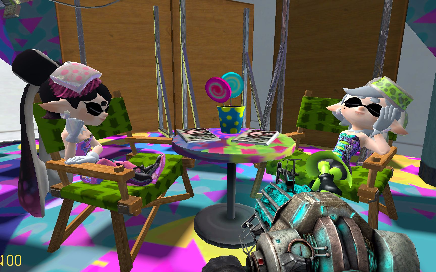 Gmod Splatoon武器、NPC武器及其配套物品测试和评价