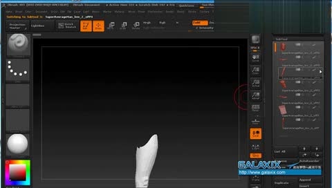 ZBrush通过UV自动分组以及分层方法