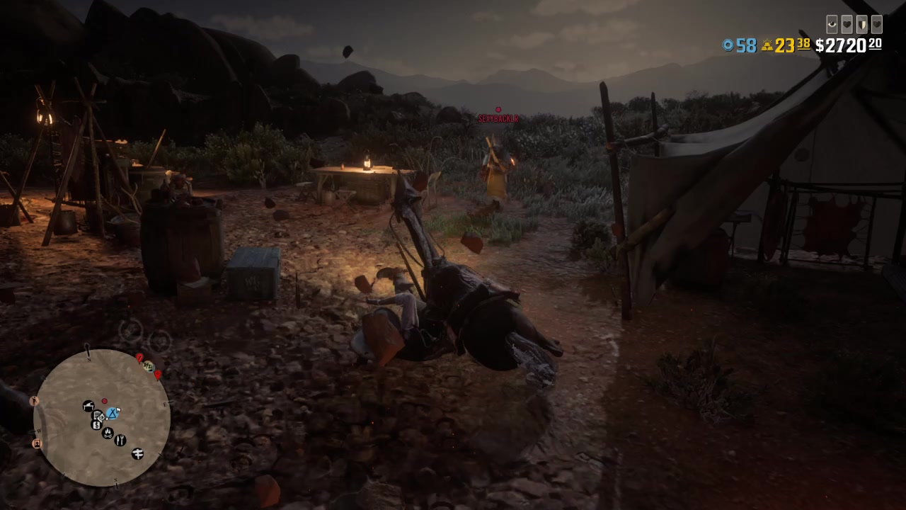 荒野大镖客线上模式石锤一名作弊玩家