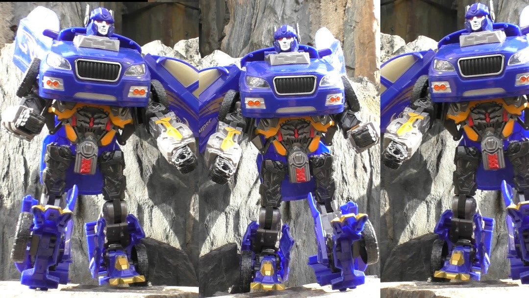 机甲战警擎天柱模型玩具 变形金刚机器人登石山