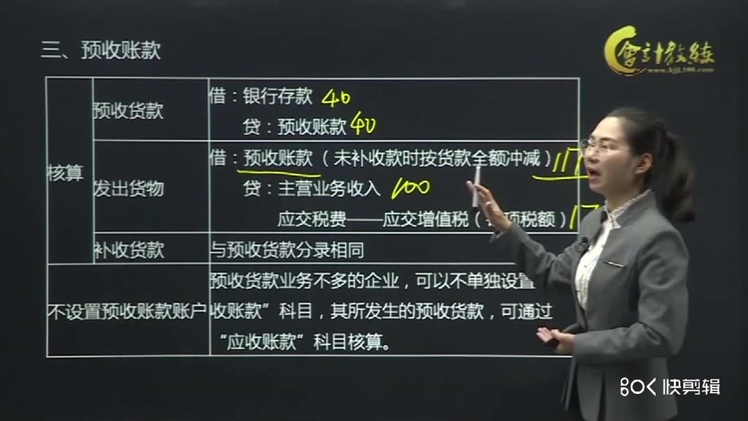 预收账款的核算_预收账款的账务处理