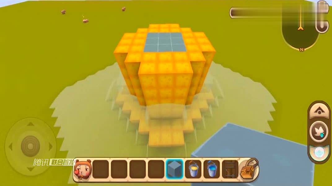 迷你世界,一分钟教会你快速建造房子,真是太简单了!