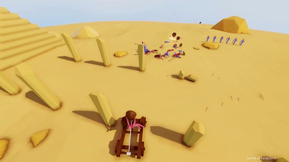 史诗至尊战争模拟器 牛头BOSS拱飞全场