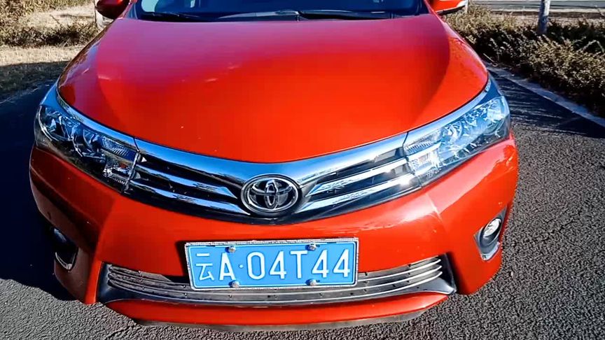 #抖音汽车 #二手车17年中国红丰田卡罗拉,1.2T自动带天窗