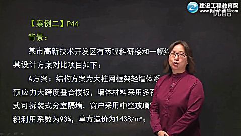 2016造价案例 王英 第2章第06讲价值工程法的综合应用