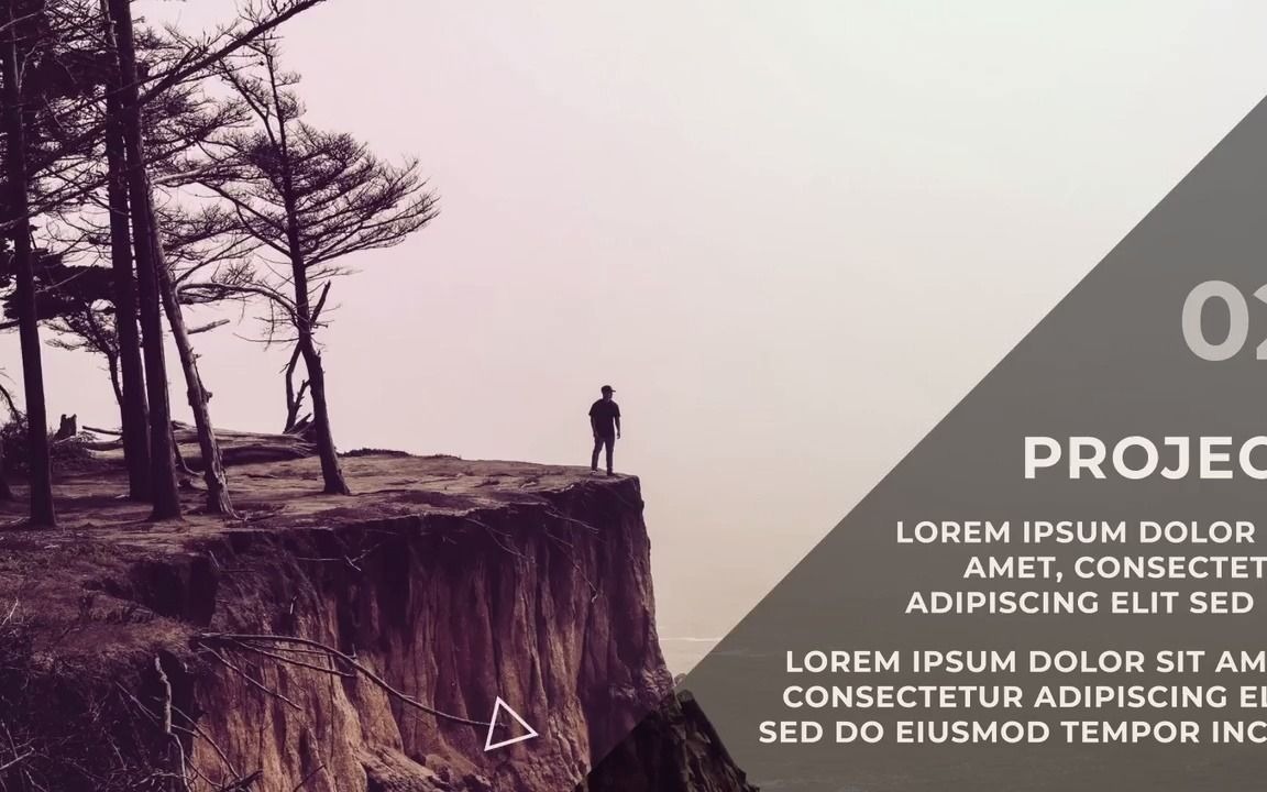 干净简洁的动画效果照片展示AE模板