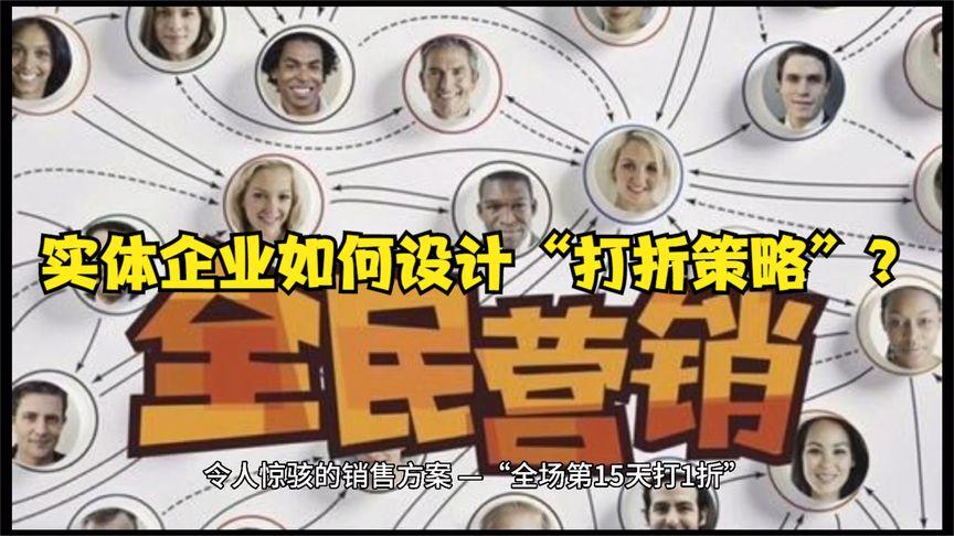 店小强:实体企业如何设计“打折策略”?