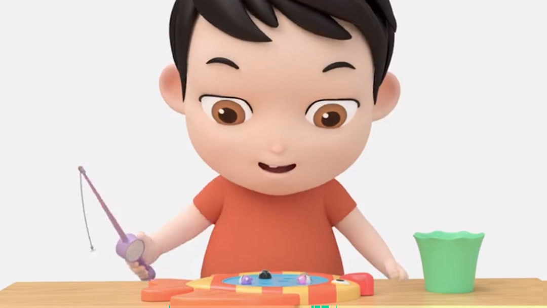 钓鱼,早教视频,益智动画