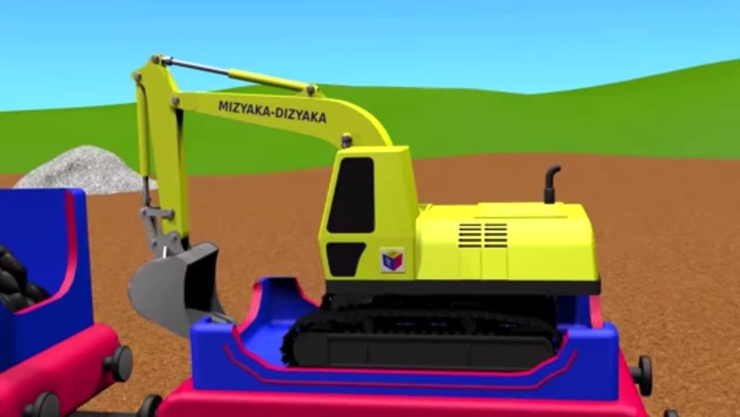 挖掘机动画_标清