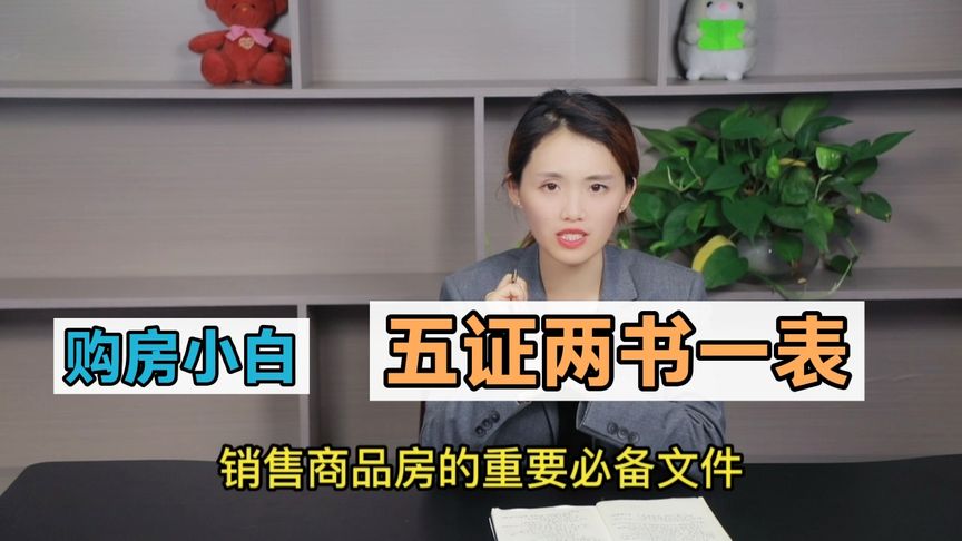 购M新房时需要注意的五证两书一表具体是什么?