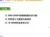 [PHP5.4从入门到精通] 第一讲 开启PHP学习之路,融入新互联网时代