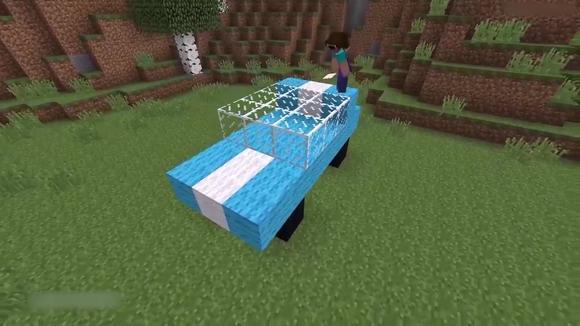 《我的世界》只能造房不能造车？一分钟教你打造小汽车