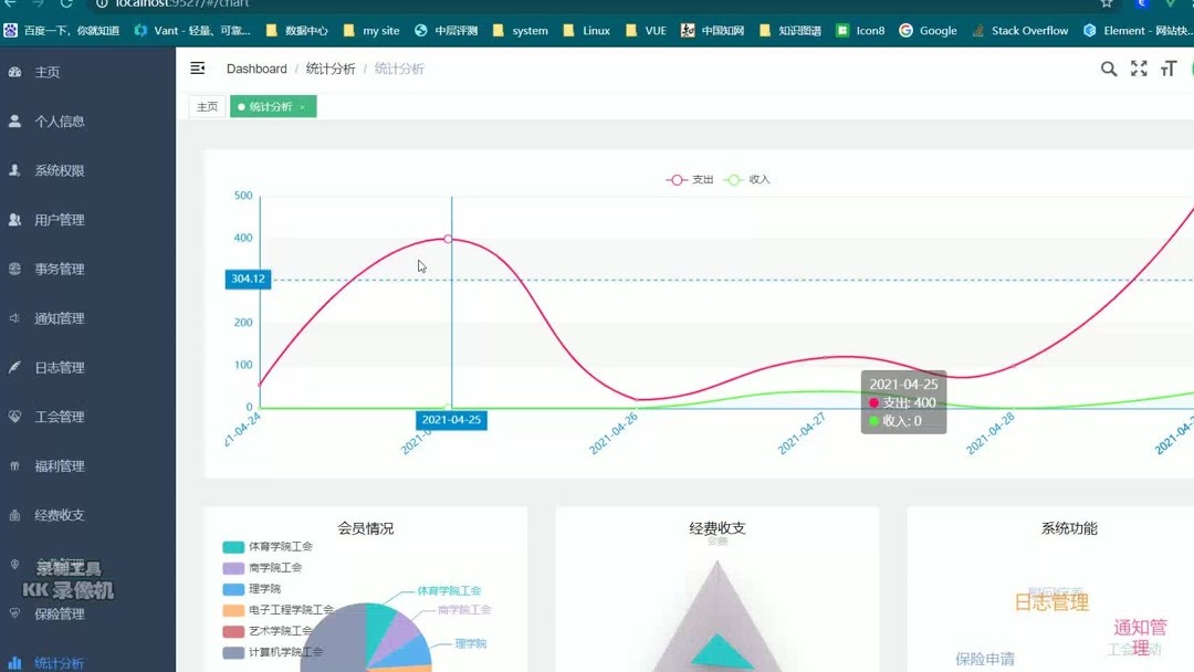 计算机毕业设计之吊炸天SpringBoot+Vue.js工会管理系统 工会平台 ...