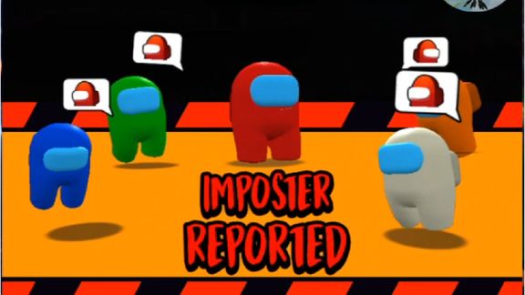 AmongUs内鬼模拟器:阿被发现了就要把我丢到太空中