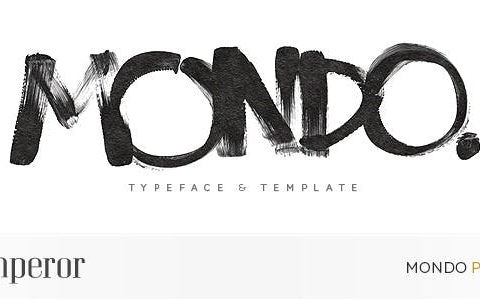 AE模板-毛笔手写英文字母模板