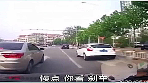 行车记录仪:驾驶员太紧张了,隔着屏幕都能感觉到副驾驶的无奈
