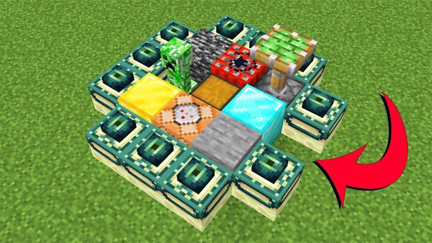 我的世界:如果在末地传送门里放基岩,会被传送走吗?