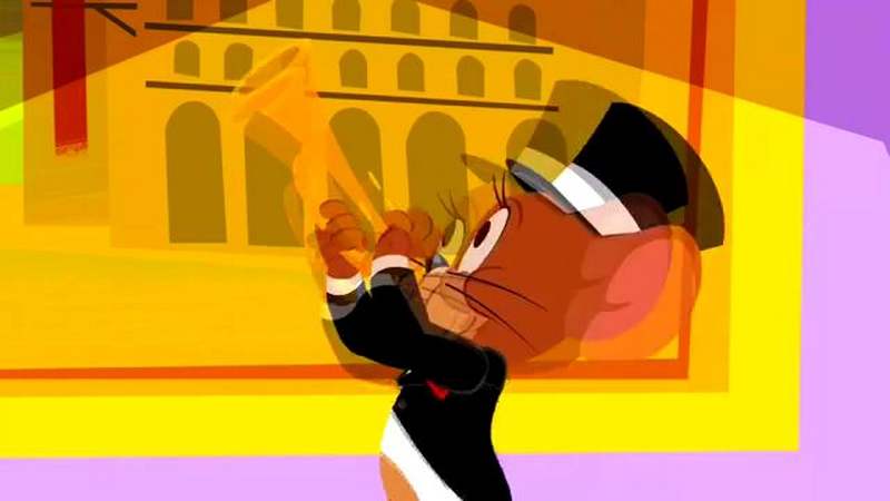 致童年!经典动画猫和老鼠片段。