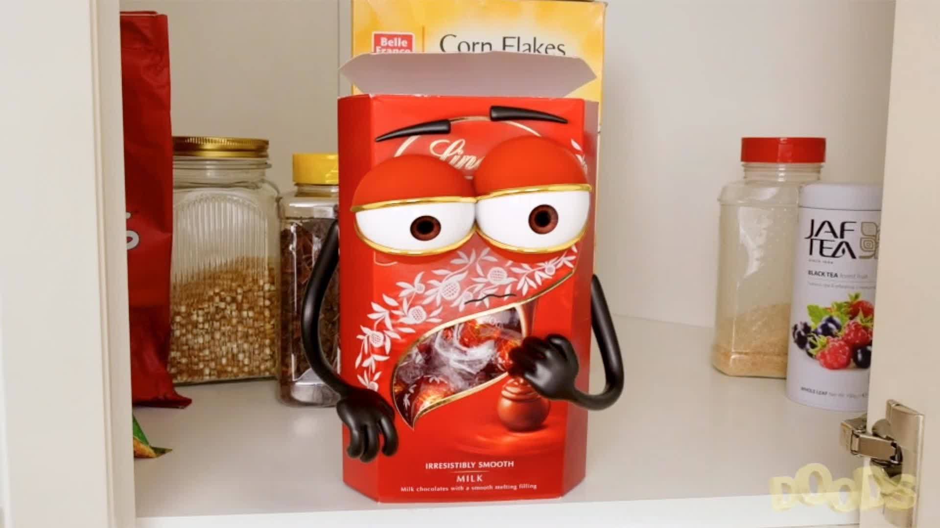 搞笑外国动画:巧克力、扫地机器人的大冒险!当家里的物品都活了