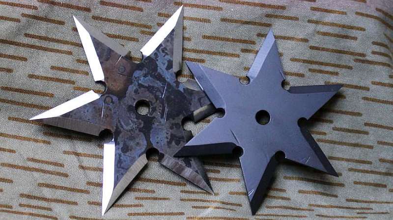 大叔根据图纸,用钢板自制飞镖暗器,这成品太霸气了!