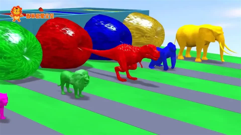 早教动画小动物们又在举行运动会,这次他们能顺利通关吗