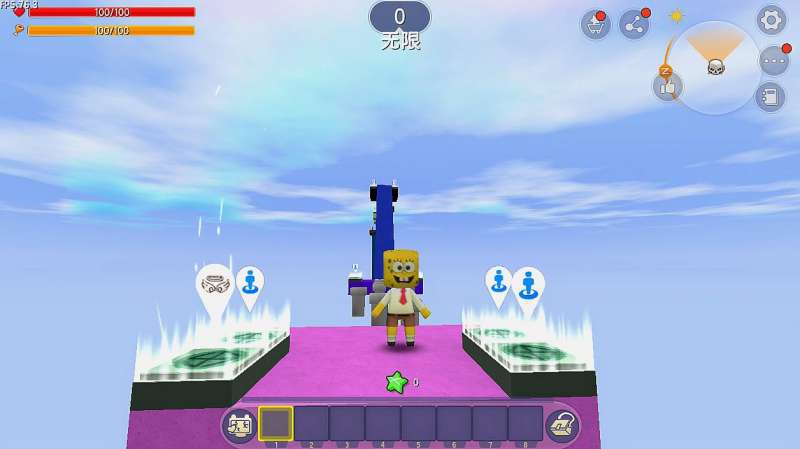 迷你世界:复活点就在眼前,但没有点到