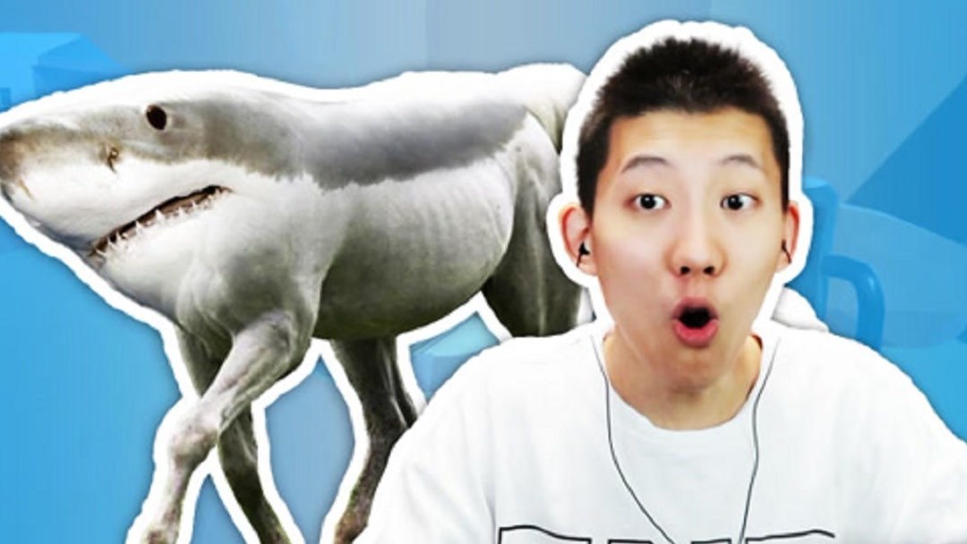 鲤鱼Ace解说:动物融合模拟器,鲨鱼和龙会变成什么?